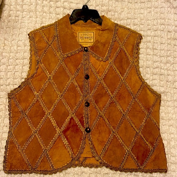 Double D Ranch | Jackets & Coats | Double D Ranch Wear Suede Patchwork ...